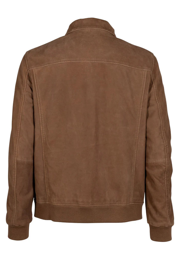 Men's Mauritius | Talton CF Leather Jacket | Whiskey - FLCrooks.com