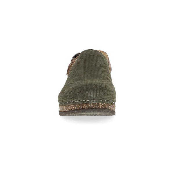 Women's Dansko | Merrin Embossed Suede | Olive - FLCrooks.com