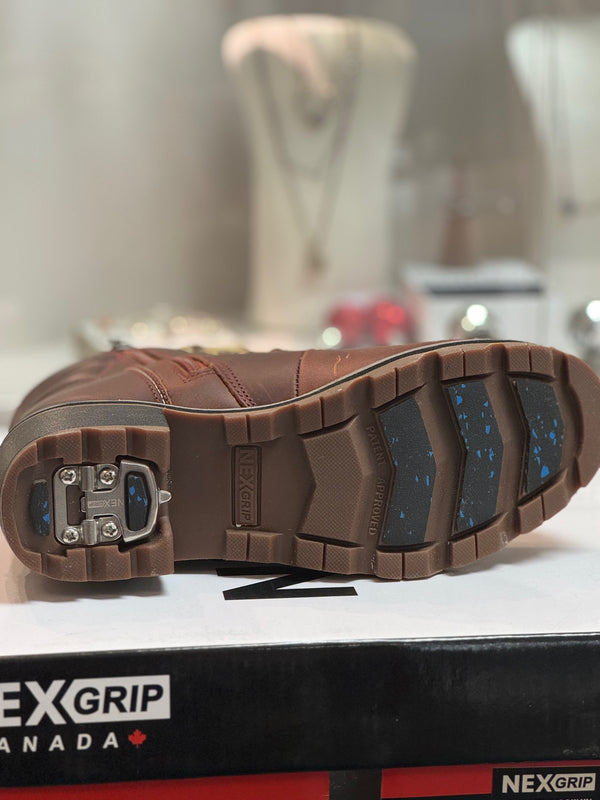 Women's NEXGrip | Ice Brooklyn Boot | Brown - FLCrooks.com