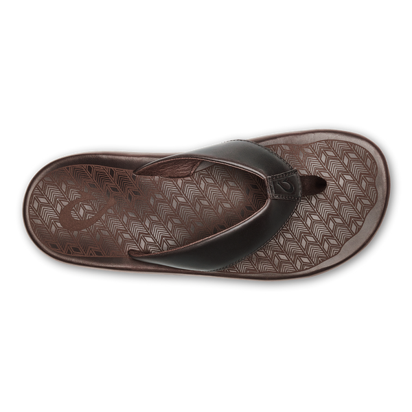 Men's Olukai | Ilikai Sandal | Dark Wood - FLCrooks.com