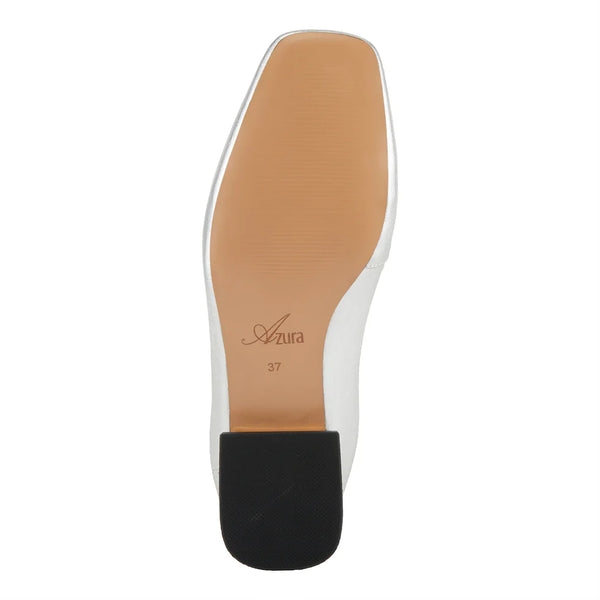 Women's Spring Step | Knowing Open Back Shoe by Azura | Silver ...